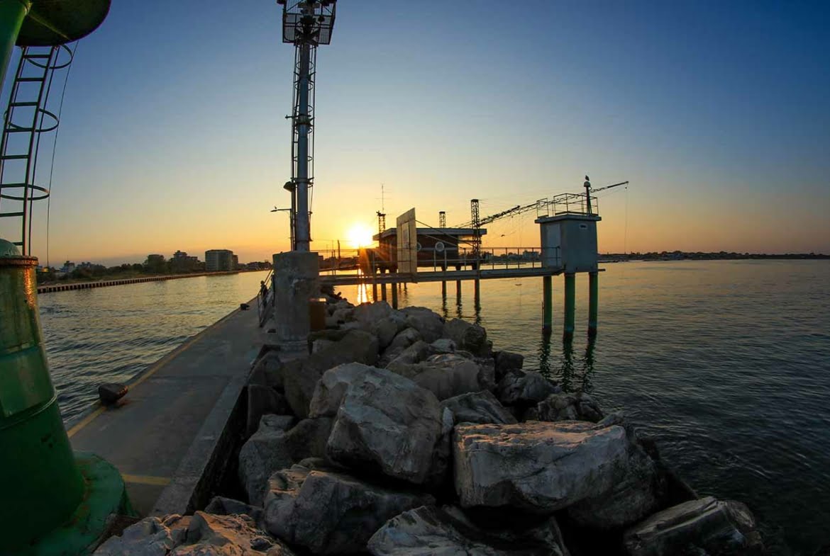 Porto Garibaldi località turistica e balneare di Comacchio Po delta park